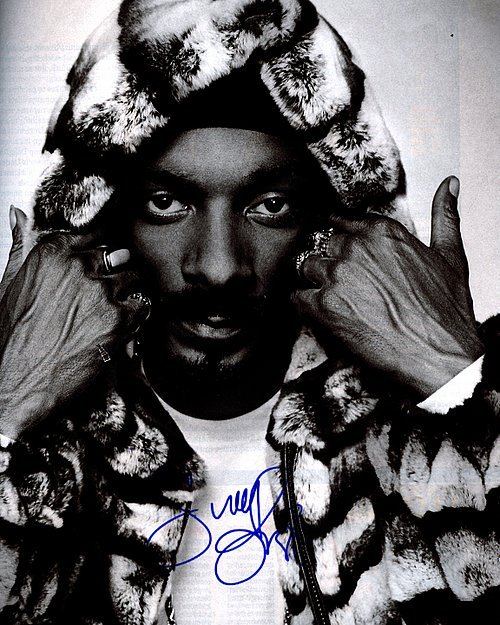 snoopdogg Autographed Preprint Signed Photo