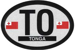 Tonga Oval decal