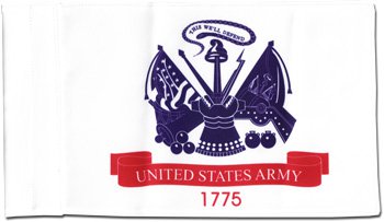 Army Motorcycle Flag