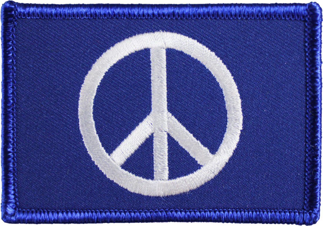 Peace Rectangular Patch