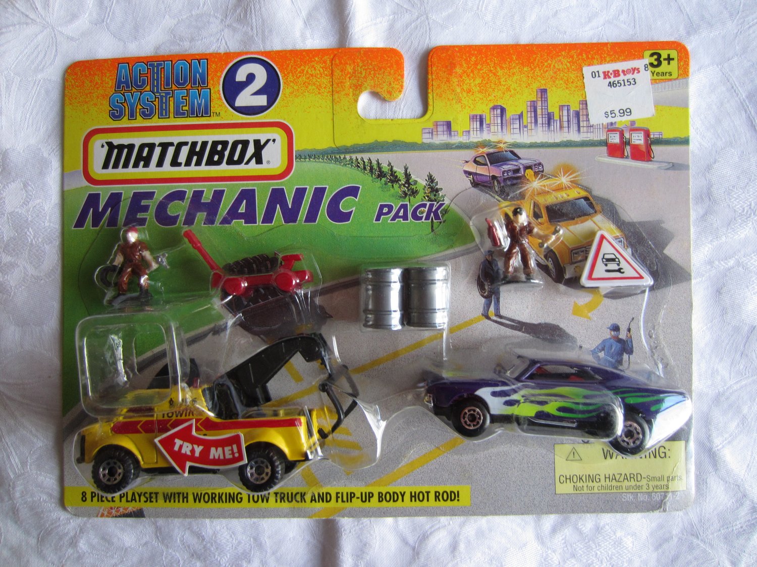 Matchbox 1996 Action System 2 Mechanic Pack MOC