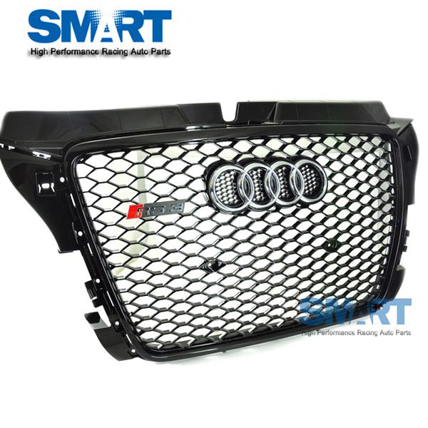RS3 Front Genuine Sportback Glossy Black Grille 2008-2012 Audi A3 S3 8P SFG