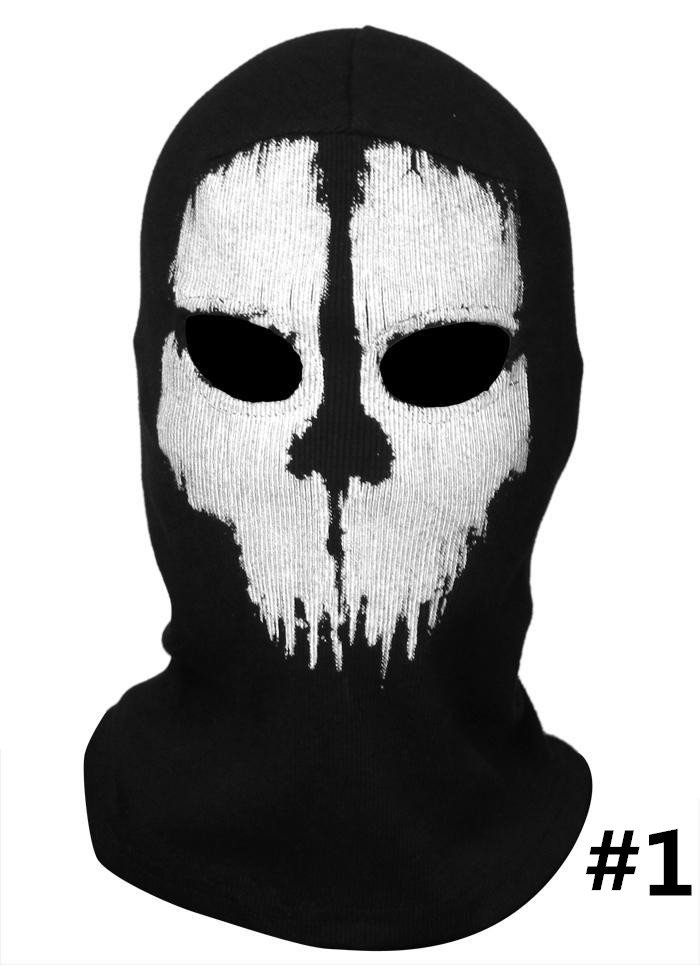 Call of Duty biker SUAVO Ghosts Logan Last Mission Full Face Skull Mask ...