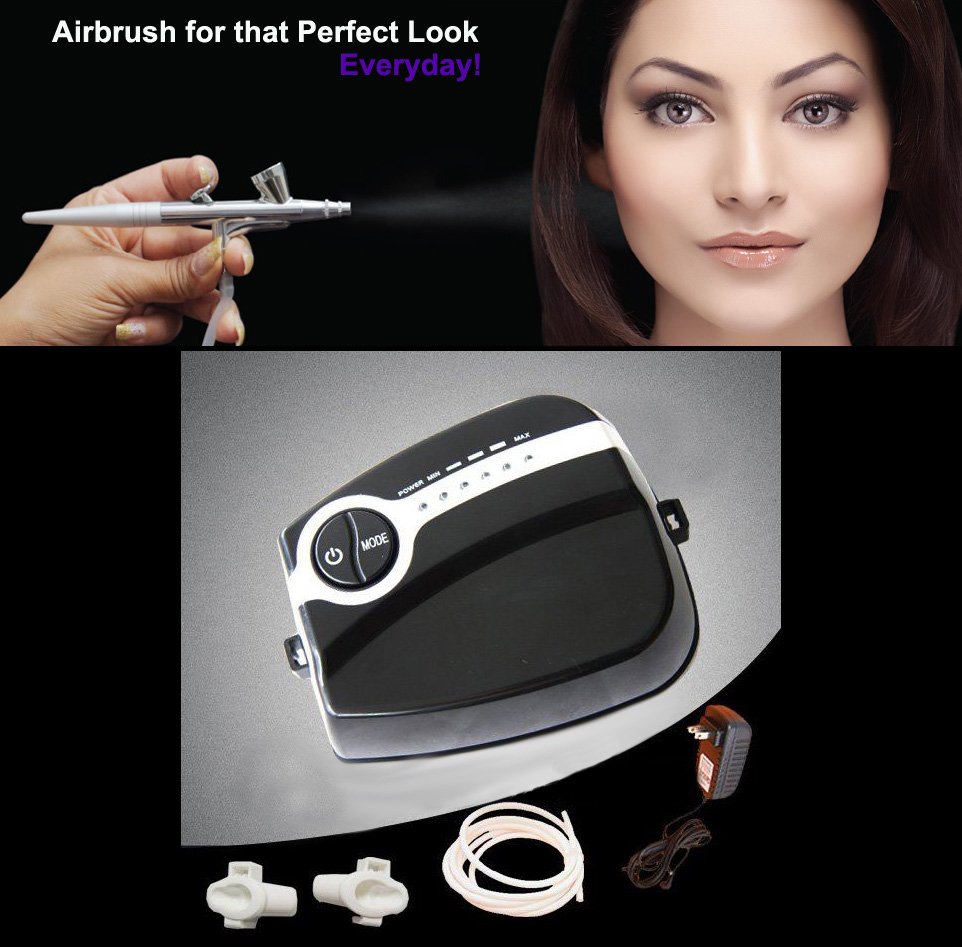 Mini Makeup Airbrush & Cosmetic Spray Gun Kit 5 Speed