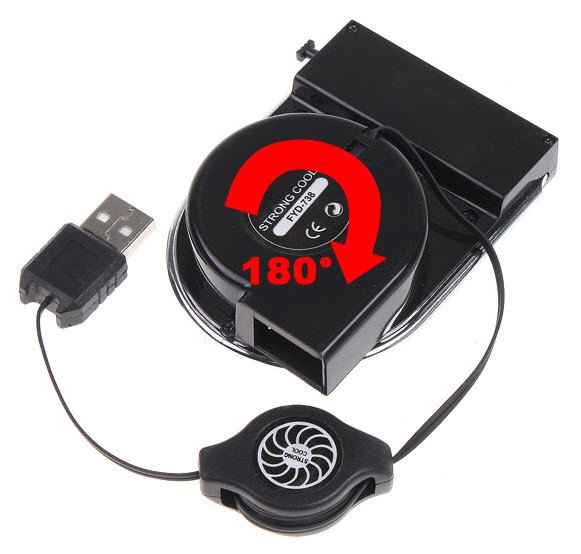 Laptop Cooling Fan USB Computer Accessory Heat Sink