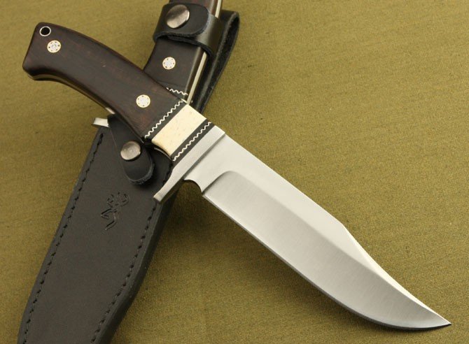 Fixed Blade Hunting Knife Bowie Buck Knives Full Tang