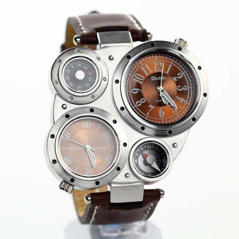 Aviator Bomber Mens Wristwatch Military Analog Quartz Watch