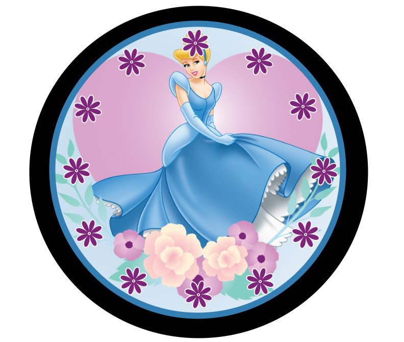 Disney's Cinderella Kids 9" Novelty Wall Clock 01
