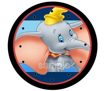 Disney Dumbo The Elephant 9" Novelty Wall Clock 01