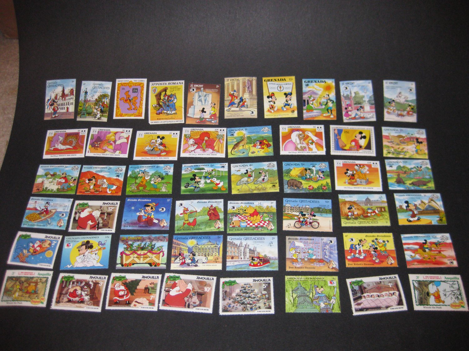 144 Genuine Disney stamps
