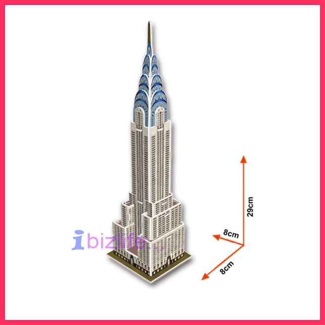 CubicFun - Syndey Chrysler Building PAPER 3D puzzle DIY jigsaw model ...