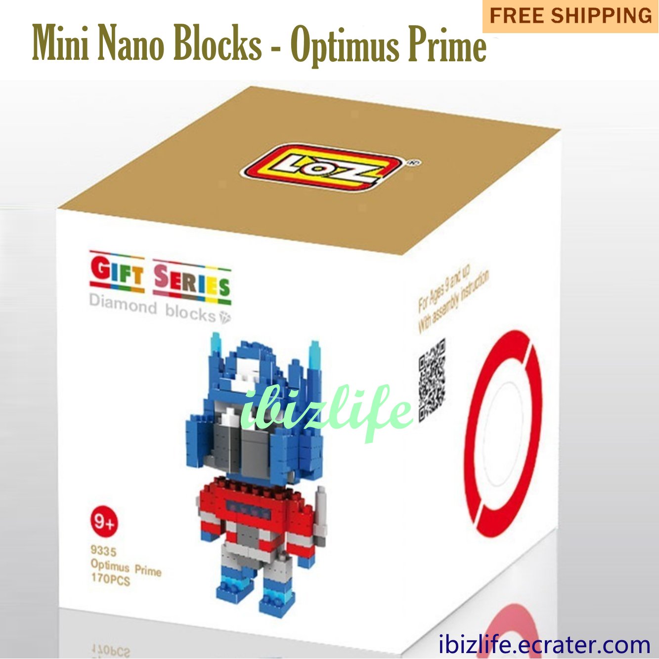 Optimus Prime: Diamond Blocks Mini Bricks Building Blocks DIY Education ...