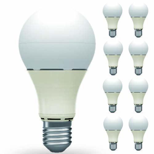 Foreverlamp A65 800lm 10Watt LED Light Bulb-8 pcs pack