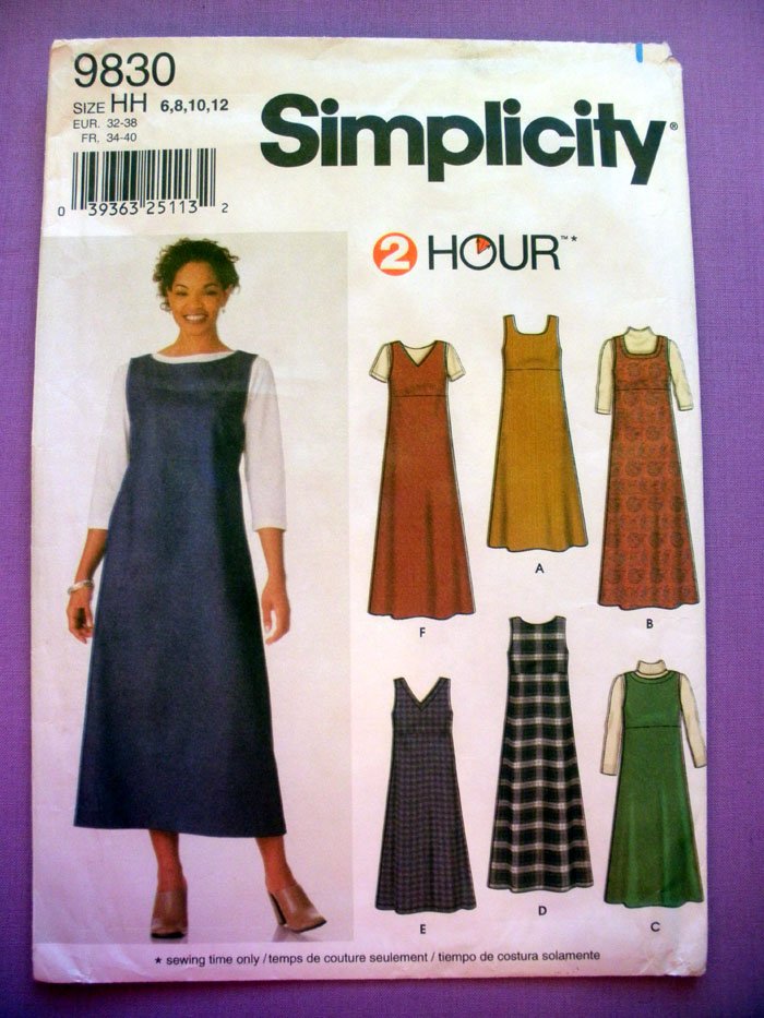 Pullover Jumper Misses' Size 6, 8, 10, 12 Simplicity 9830 Sewing ...
