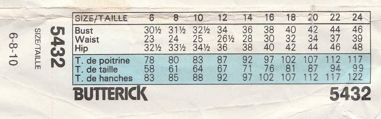 Women's Top, Skirt and Split Skirt Sewing Pattern Misses' Size 6-8-10 ...