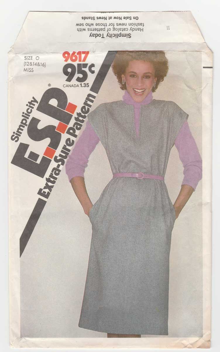 Simplicity 9617 UNCUT Women's Pullover Jumper Sewing Pattern, Misses ...