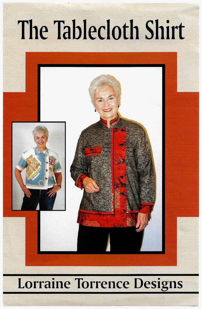 Tablecloth Shirt Sewing Pattern #1910 by Lorraine Torrence Designs Size ...