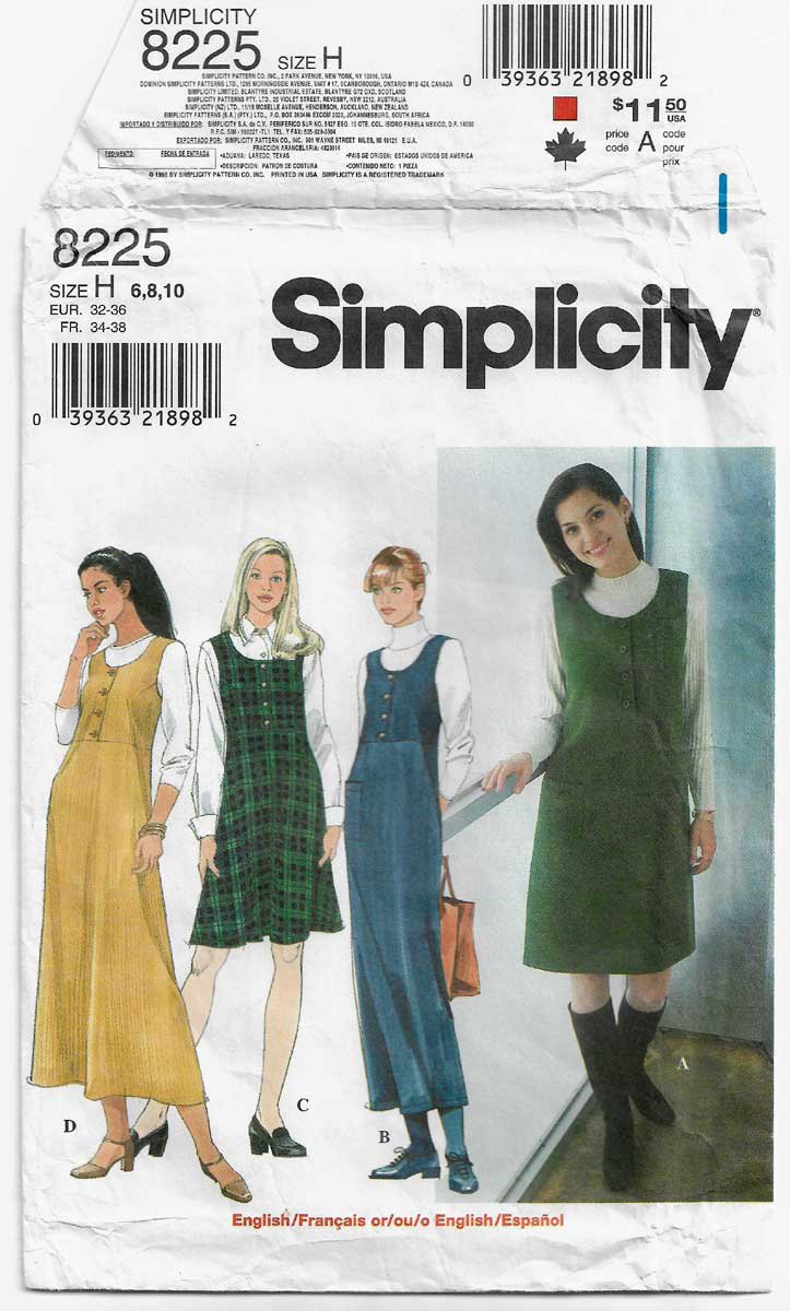 Women's Jumper Sewing Pattern Misses' / Miss Petite Size 6-8-10 UNCUT ...
