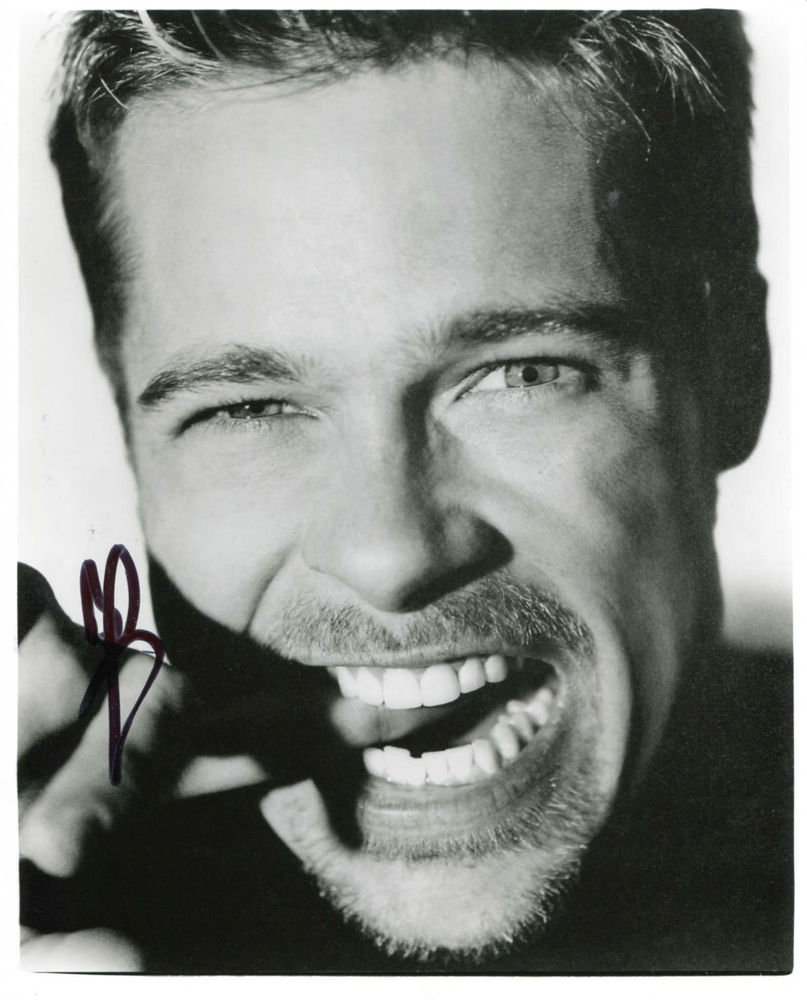 BRAD PITT Signed Autograph 8x10 inch. Picture Photo REPRINT