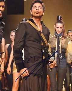 SHAHRUKH KHAN Signed Autograph 8x10 inch. Picture Photo REPRINT