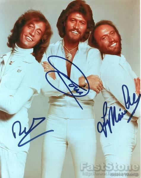 BEE GEES Autographed signed 8x10 Photo Picture REPRINT