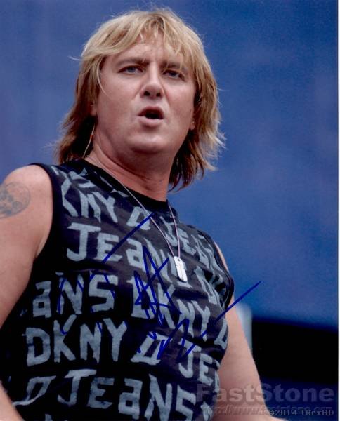 DEF LEPPARD JOE ELLIOT Autographed signed 8x10 Photo Picture REPRINT