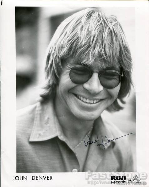 JOHN DENVER Autographed signed 8x10 Photo Picture REPRINT