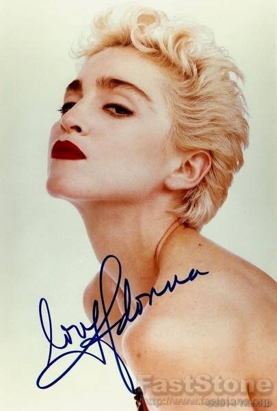MADONNA Autographed signed 8x10 Photo Picture REPRINT