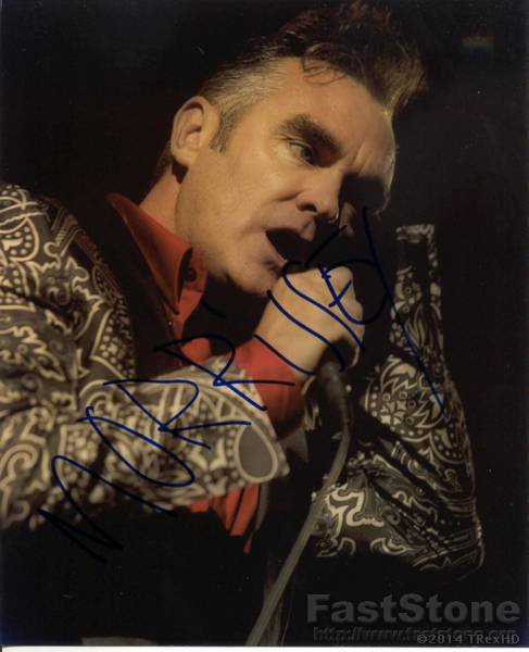 MORRISSEY Autographed signed 8x10 Photo Picture REPRINT