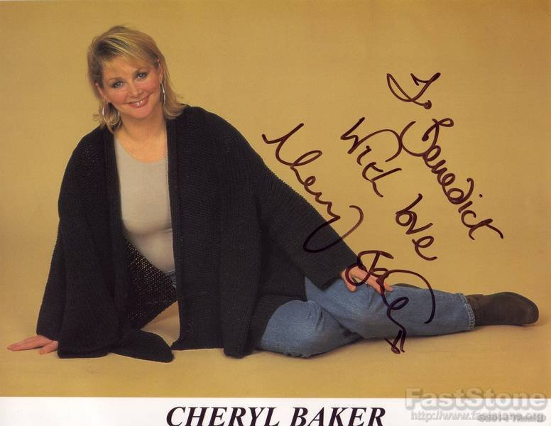 CHERYL BAKER Autographed Signed 8x10 Photo Picture REPRINT