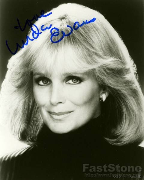 LINDA EVANS Autographed Signed 8x10 Photo Picture REPRINT