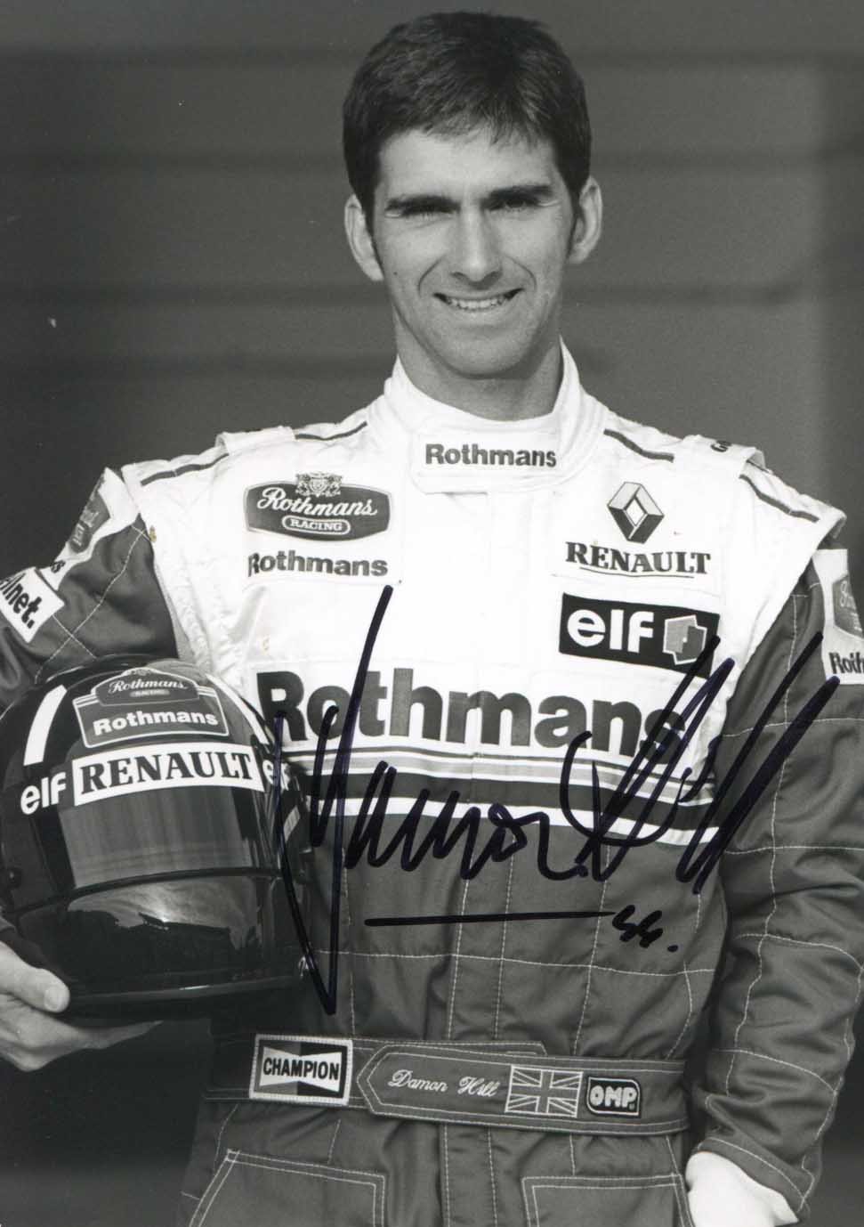 DAMON HILL Autographed signed 8X10 Photo Picture REPRINT