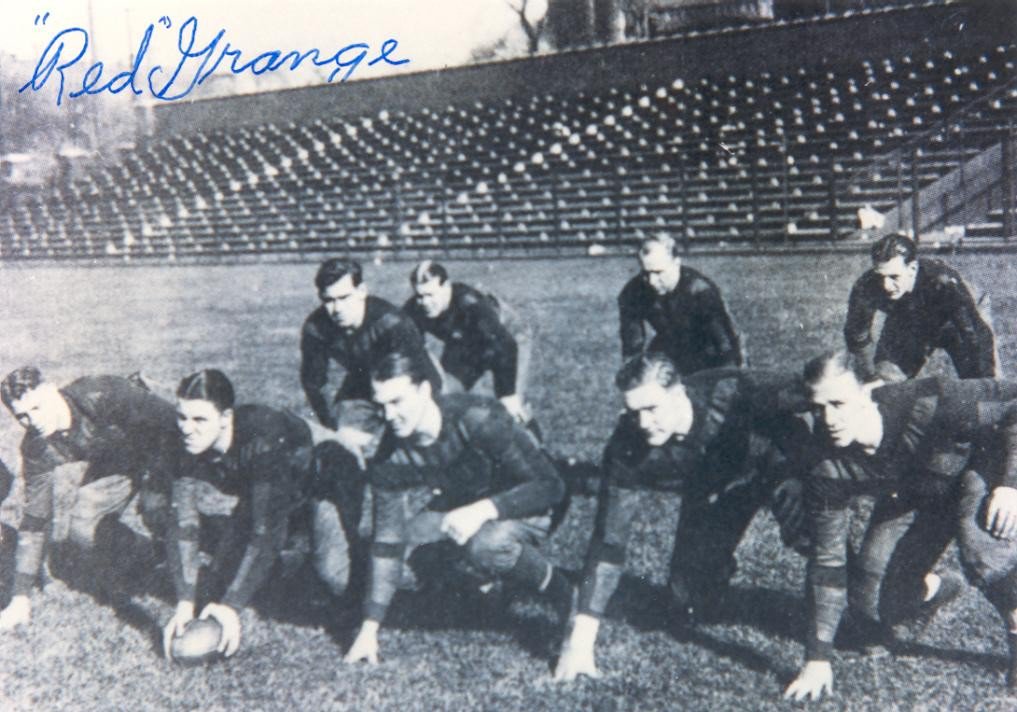 RED GRANGE Autographed signed 8x10 Photo Picture REPRINT
