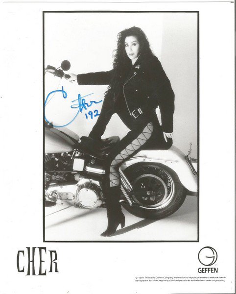 CHER Autographed signed 8x10 Photo Picture REPRINT