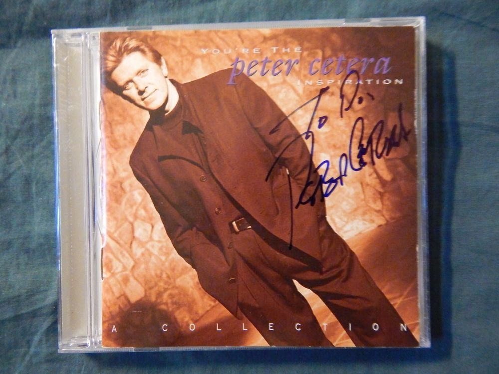 Original YOU'RE THE INSPIRATION Signed Autographed by PETER CETERA ...