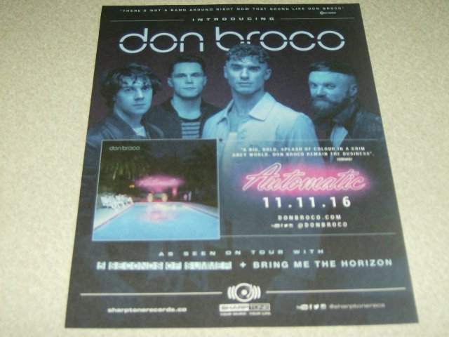 Don Broco - Automatic Album Ad