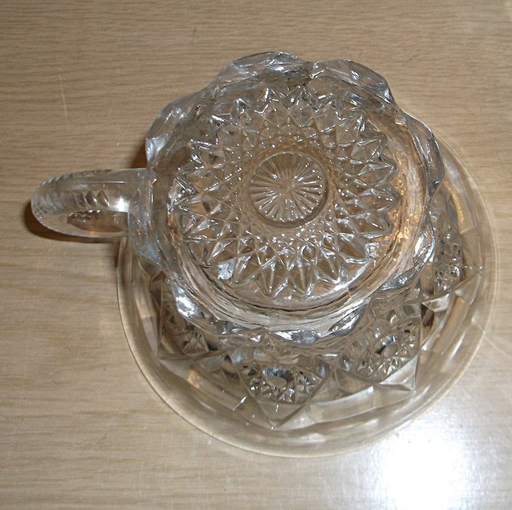 Set of Eight Vintage EAPG Punch Cups