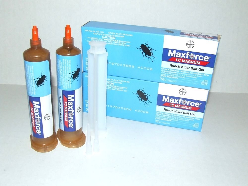 Maxforce FC Magnum Cockroach Bait Gel with .05% Fipronil 2 tubes plus ...