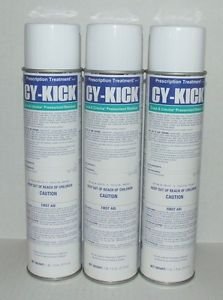 Cy-Kick Crack & Crevice Aerosol Spray insecticide ants roaches Cykick 3 ...