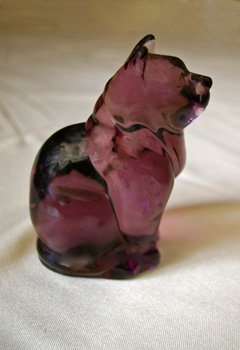 Purple Fenton Cat
