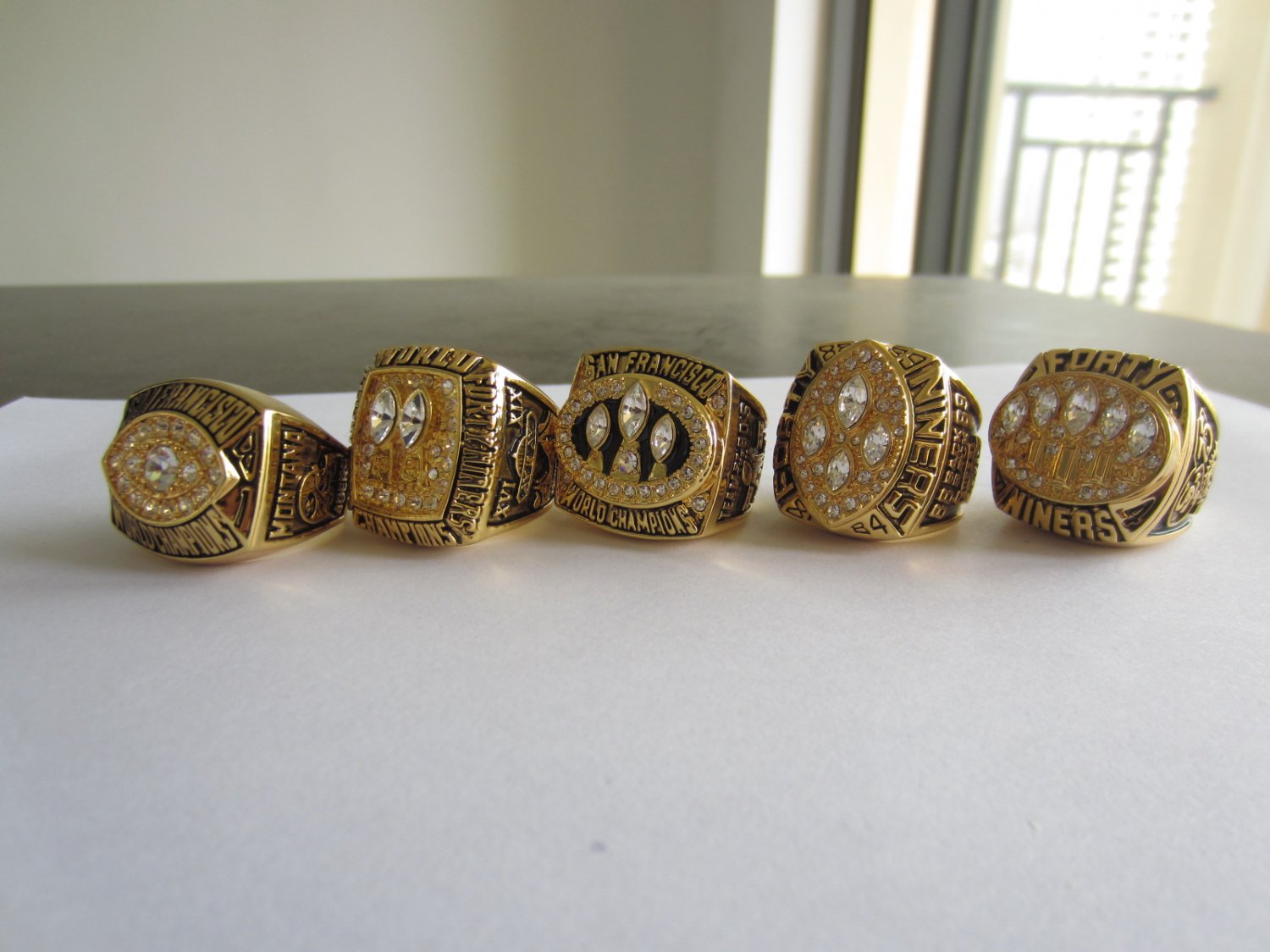 NFL One set 1981 1984 1988 1989 1994 San Francisco 49ers Super bowl ...