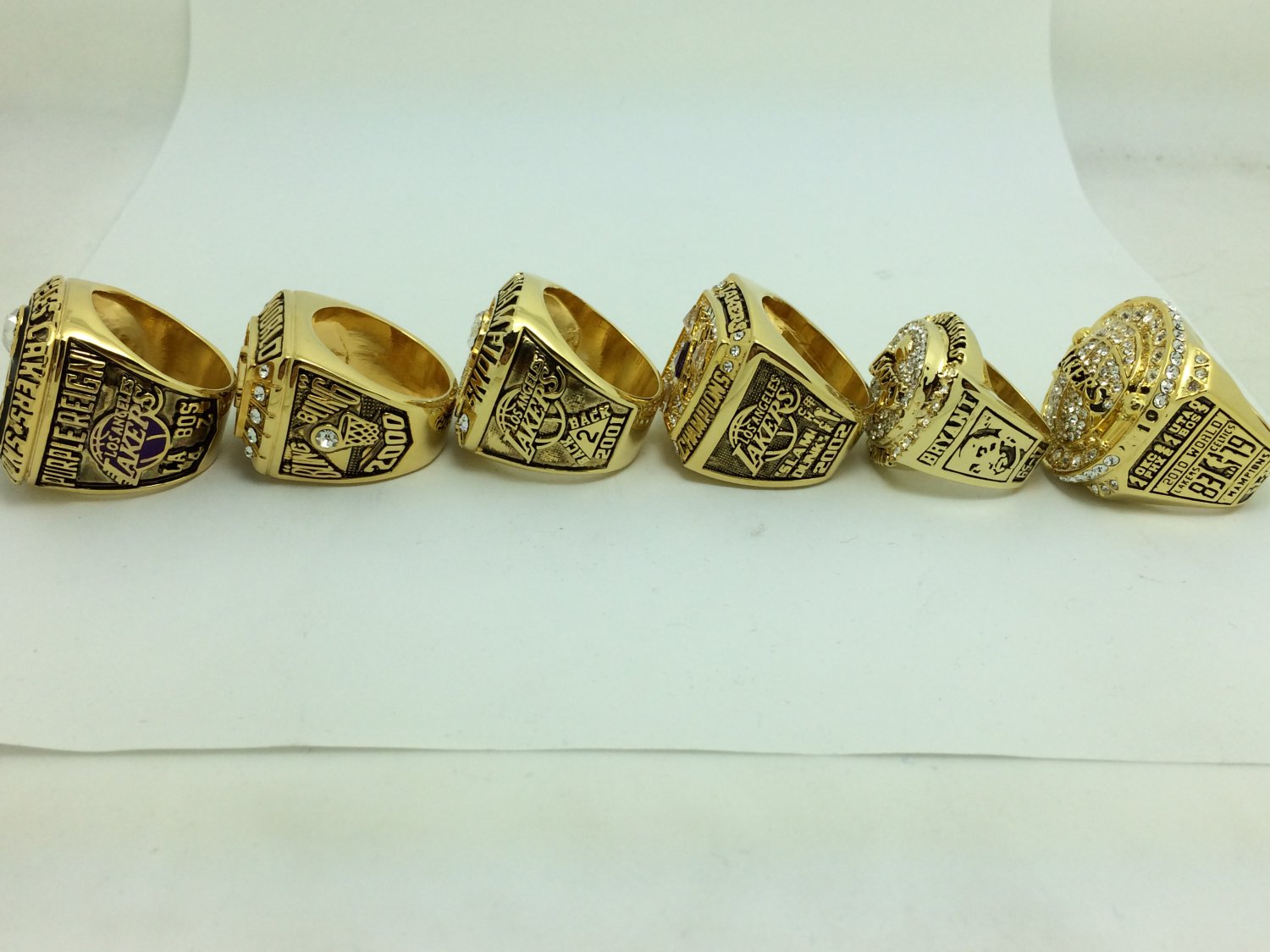 6PCS 1985 2000 2001 2002 2009 2010 Los Angeles Lakers NBA Basketball ...