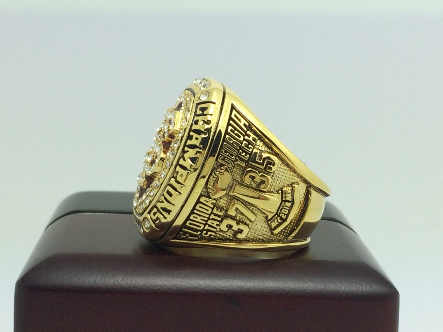 2014 FLORIDA STATE FSU SEMINOLES ACC NATIONAL CHAMPIONSHIP RING 8-14S