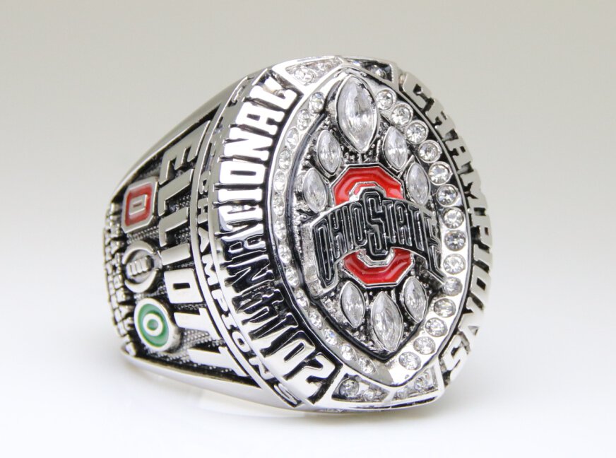 2014-2015 Ohio State Buckeyes College Championship Ring 8-14 Size Elliot
