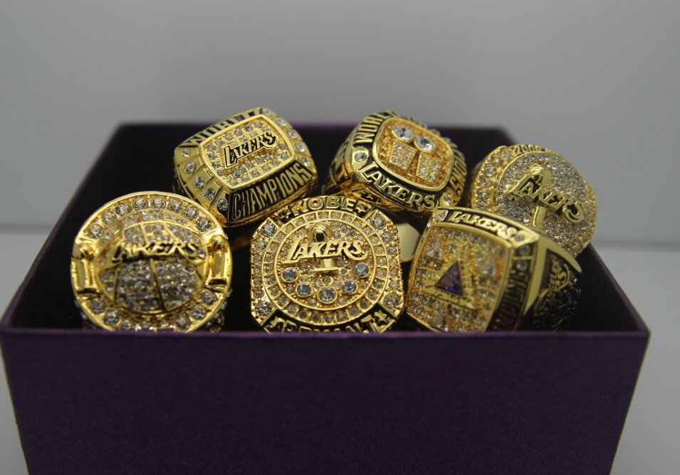 6PCS 2000 2001 2002 2009 2010 2016 Los Angeles Lakers Basketball ...