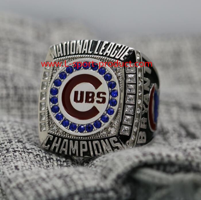 Ship today 2016 Chicago Cubs NL Championship ring 10S for MVP Bryant NO 17