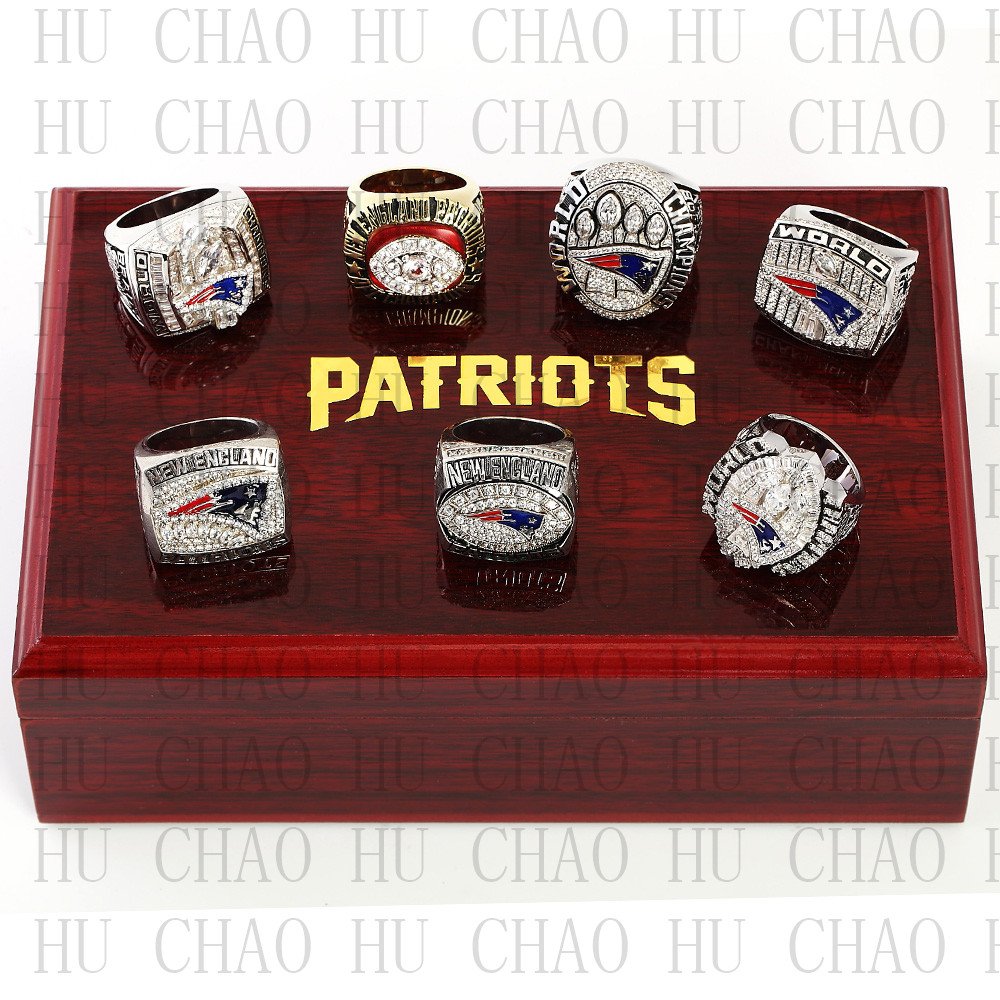 7PCS 1985 2001 2003 2004 2007 2011 2014 New England Patriots rings 10 ...