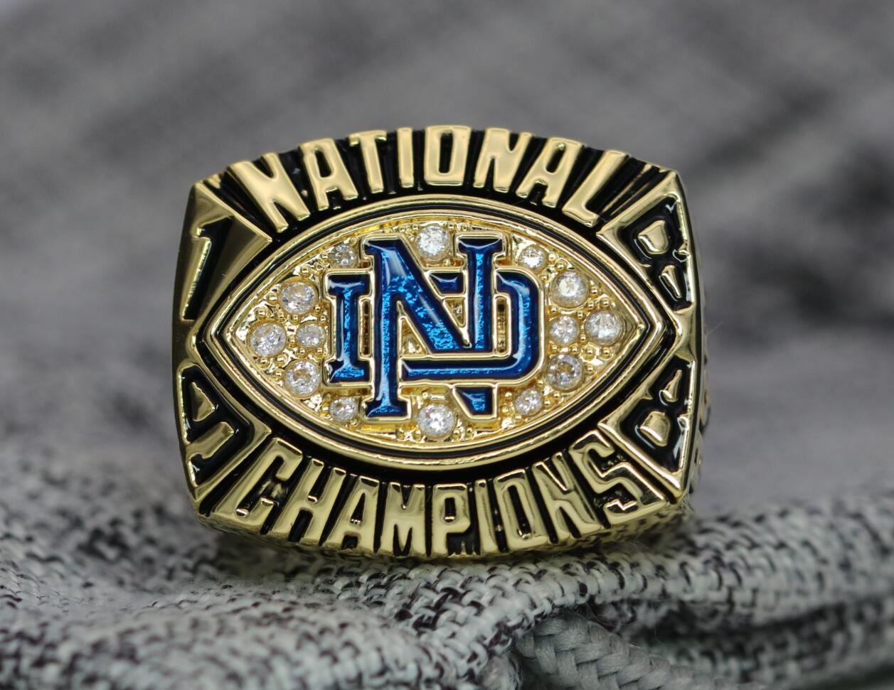 1988 Notre Dame Fighting Irish Football NCAA National championship ring ...
