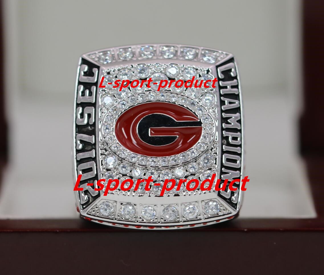 2017 Georgia Bulldogs NCAA SEC National Championship Copper Ring 8-14Size