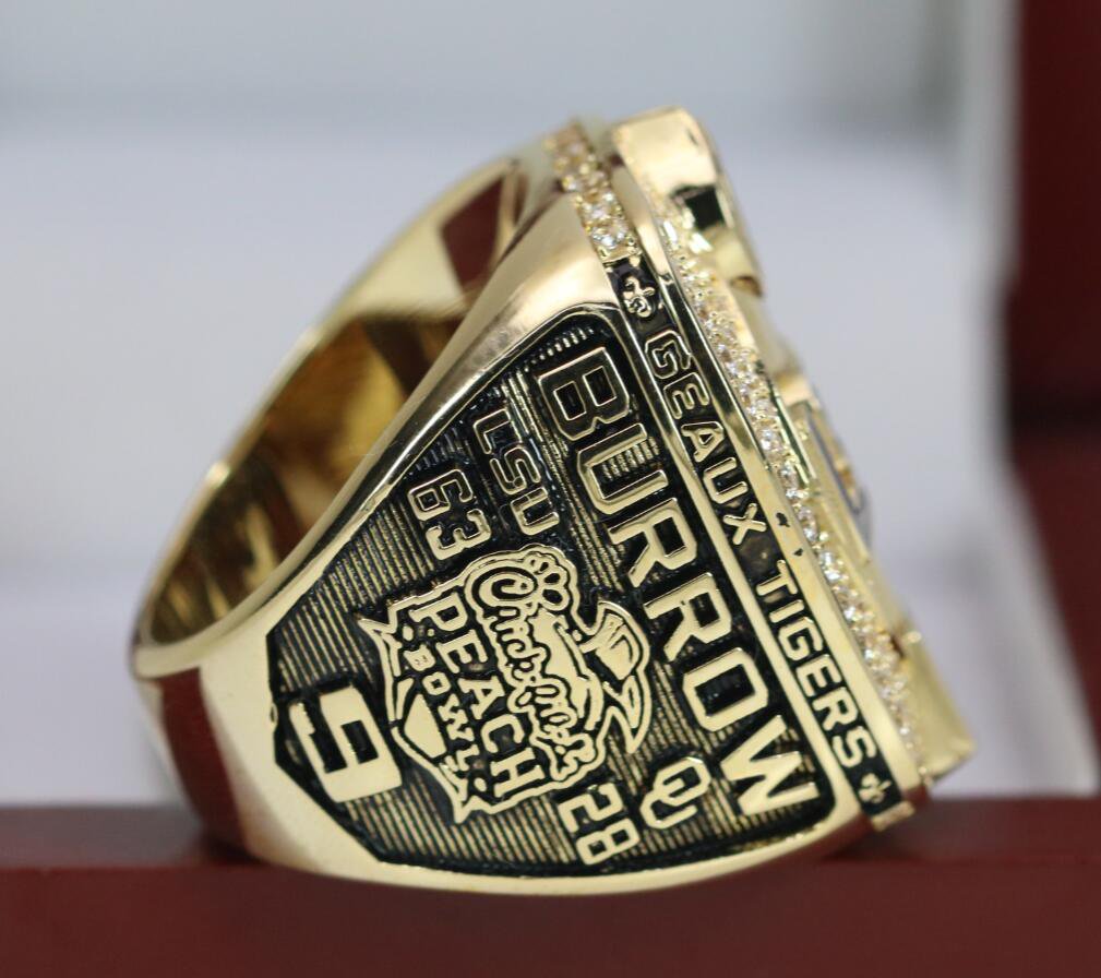2019 2020 National Championship Ring - LSU Tigers NCAA ring 8-14S